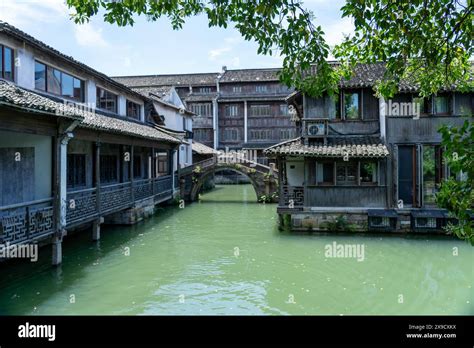 Wuzhen Hangzhou China May 29 2024 View Of Wuzhen Ancient Water