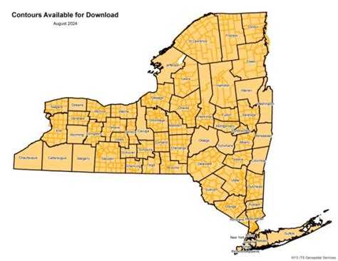 Nys Contours Gis