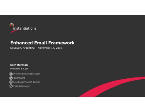 Enhanced Email Protocol Framework For Vast By Seth Berman Ppt