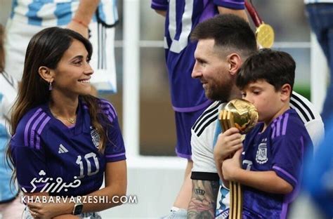 عکس همسر مسی؛ تنها زنی که به جام جهانی مردان بوسه زد نگاهی به زندگی