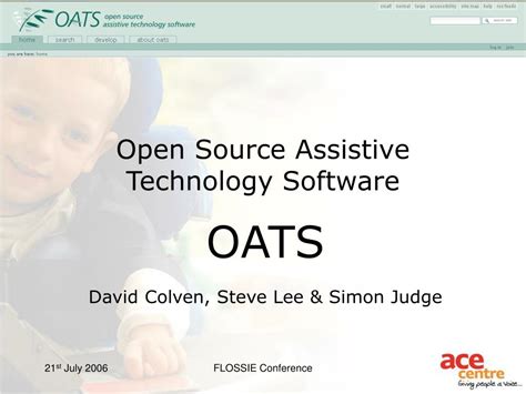 Ppt Open Source Assistive Technology Software Powerpoint Presentation