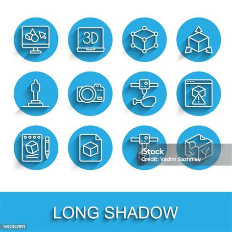 종이에 선 스케치 아이소메트릭 큐브 파일 3d 프린터 소프트웨어 사진 카메라 및 닭 다리 아이콘을 설정합니다 벡터 3차원 형태에 대한 스톡 벡터 아트 및 기타 이미지