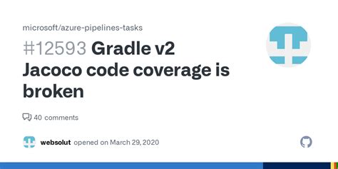 Gradle V Jacoco Code Coverage Is Broken Issue Microsoft Azure Pipelines Tasks Github