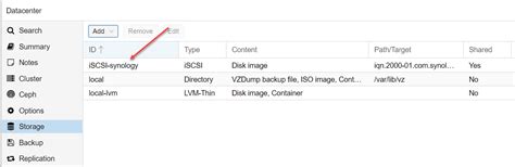 Proxmox ISCSI Target To Synology NAS Virtualization Howto