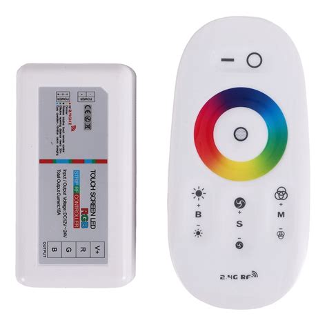 Led Remote Controller 24ghz Wireless Touch Led Rgb Dimmer Controller