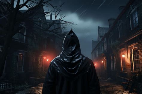 Premium Photo Hacker In Hoodie Dark Theme