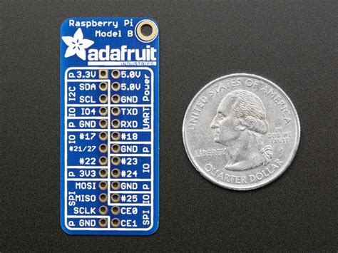 adafruit gpio reference card for raspberry pi model b id 2262