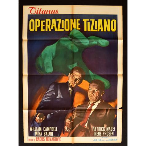 Manifesto Operazione Tiziano Operacija Ticijan Novakovic Campbell A255