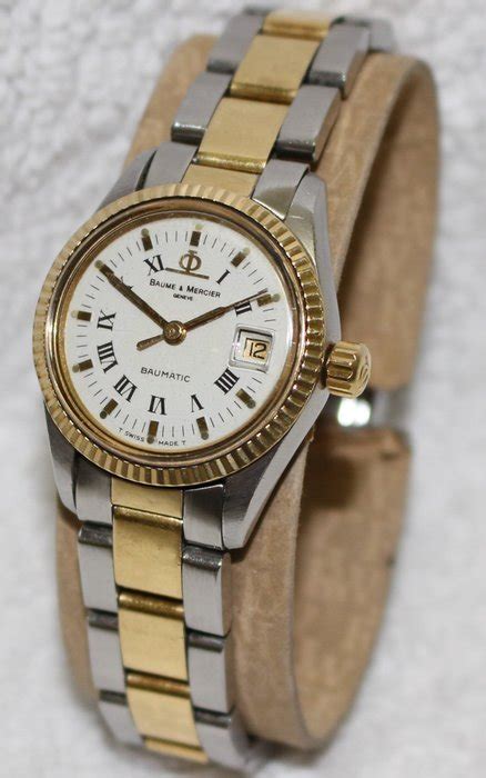 Baume Mercier Baumatic Ladies Watch Oyster Model 18k Gold Catawiki