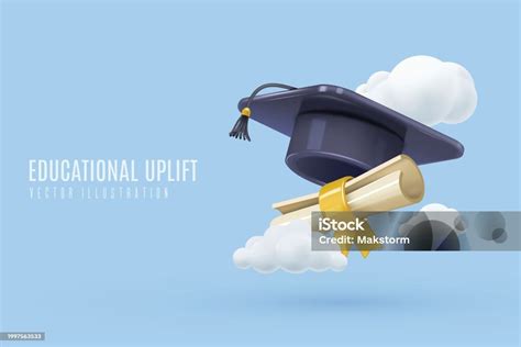 Tinycrown Stock Illustration Download Image Now Graduation Three Dimensional Backgrounds