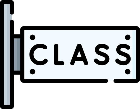 a door with the word class on it 52834855 vector art at vecteezy