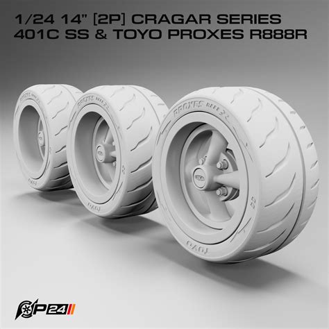 14 Cragar Ss 4 Spoke Wheels And Toyo Proxes Tires Model Makers Workshop