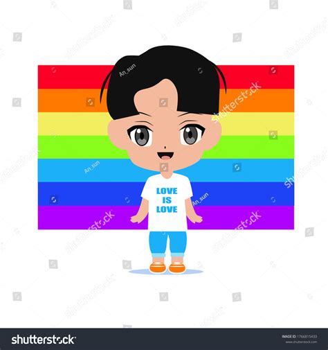 Vector Illustration Cute Chibi Anime Funny Stock Vector Royalty Free