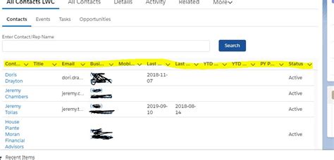 Lightning LWC Datatable Header Wrapping Salesforce Stack Exchange