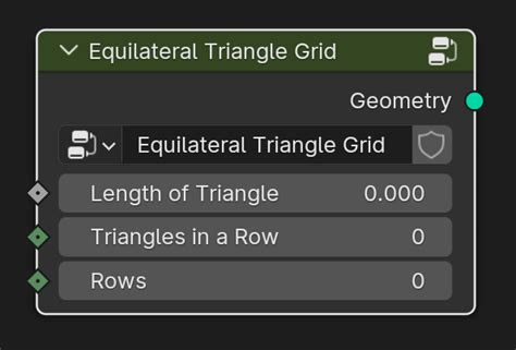 How To Make An Equilateral Triangle Grid With Geometry Nodes Blender Stack Exchange