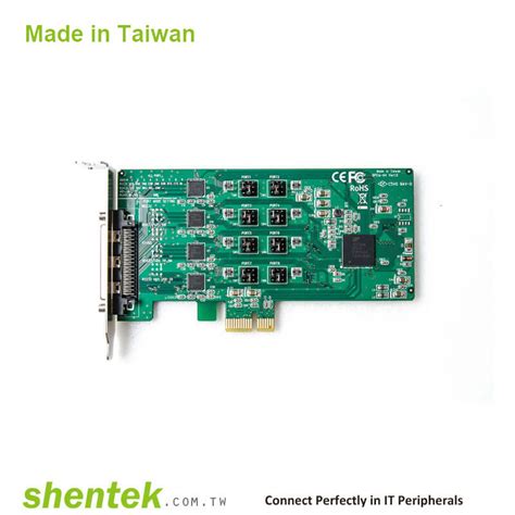 Serial Rs232 Rs485 Rs422 8 Port Pci Express Pcie Card Shentek