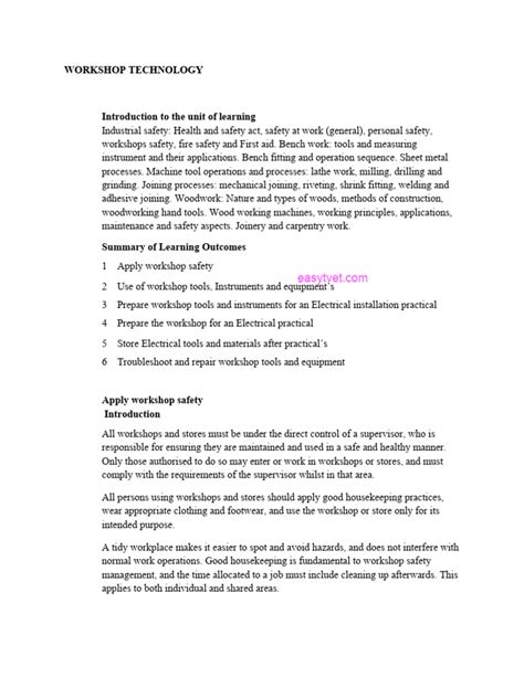 chapter 3 workshop technology 1 download free pdf personal