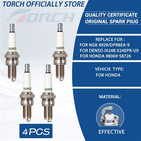 Torch D8TC - Alternative spark plugs