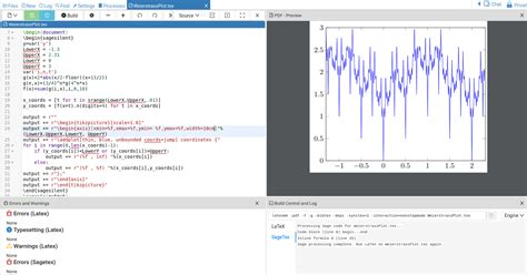 how can i plot a specific weierstrass function with pgfplots and end up