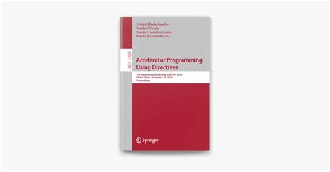 ‎accelerator Programming Using Directives En Apple Books