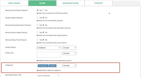 How To Make Feed For Specific Product Categories WebAppick