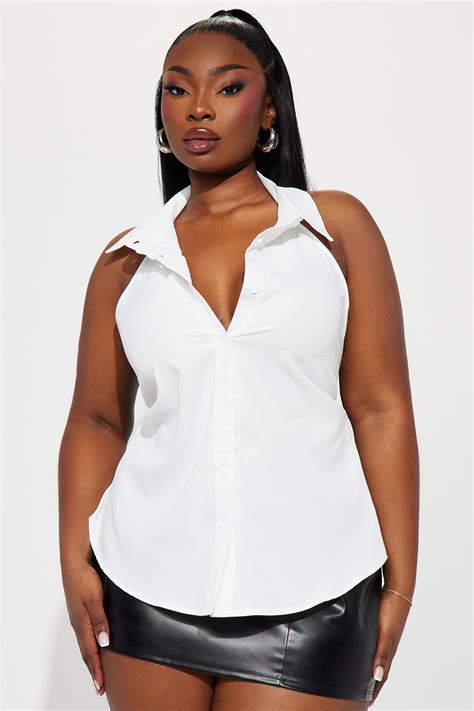 Womens Plus Size White Tops Fashion Nova