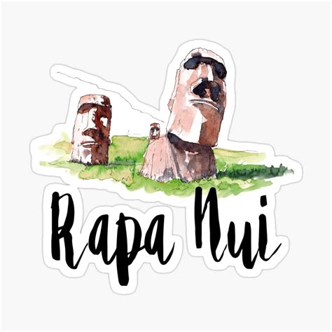Rapa Nui De Creativelolo Redbubble Pegatinas Bonitas Pegatinas Imprimibles Pegatinas Wallpaper