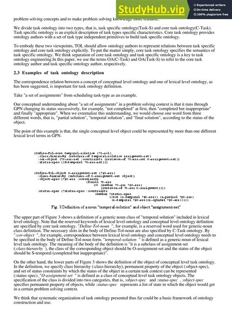 an ontology for building a conceptual problem solving model pdf