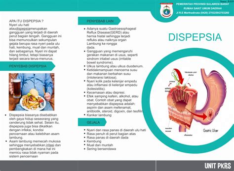 Leaflet Edukasi Kesehatan Tentang Dispepsia Rsud Sulbar