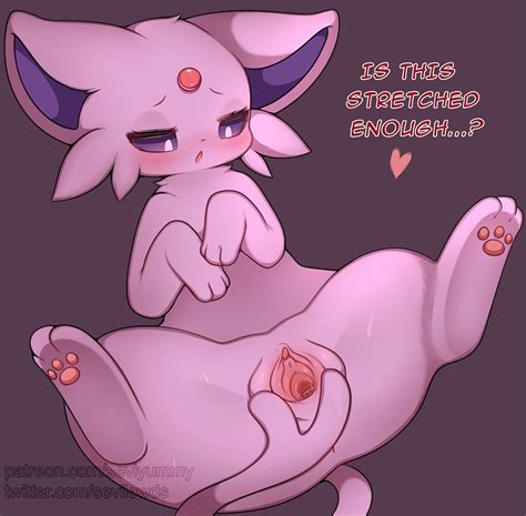Rule 34 Blush Dialogue Eeveelution English Text Espeon Female Feral