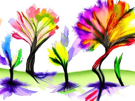 Abstract Trees Vector Art Free Stock Photo Public Domain Pictures