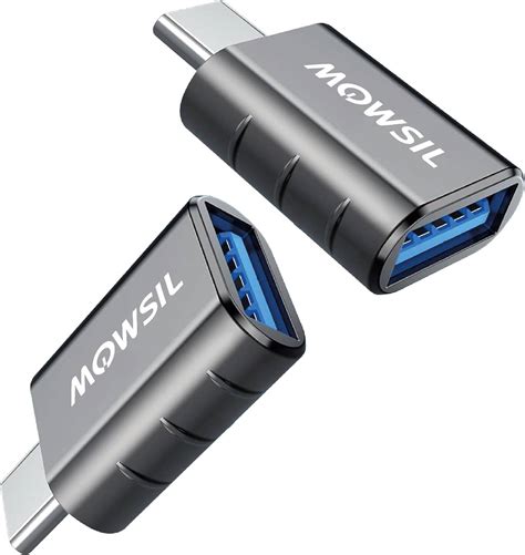 Mowsil Usb C To Usb A Adapter 5gbps High Speed Usb To Usb C Extender Usb Male To Type C Female