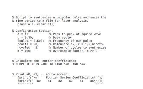 This Is A Mostly Matlab Based Assignment Where We