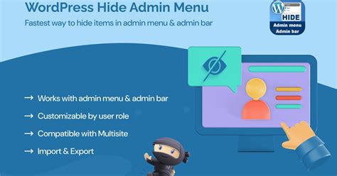 Wordpress Hide Admin Menu Plugin Wp Plugins Ft Hide And Menu Envato