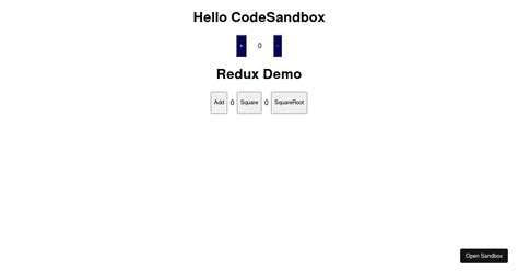 React Codesandbox