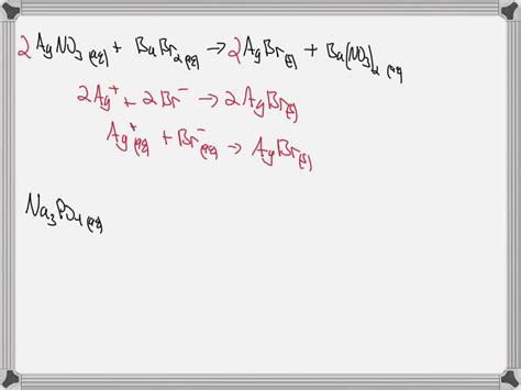 Solved 1 The Following Molecular Equation Represents The Reaction