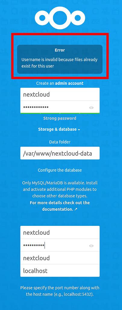 How To Keep Accounts And Data For A New Nextcloud Installation ℹ️