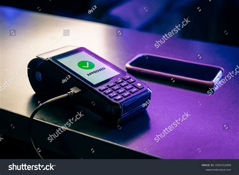 Pos Terminal Payment Machine Mobile Phone Stock Photo Shutterstock