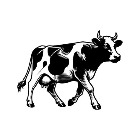 Cow Snorting Svg | Premium AI-generated vector