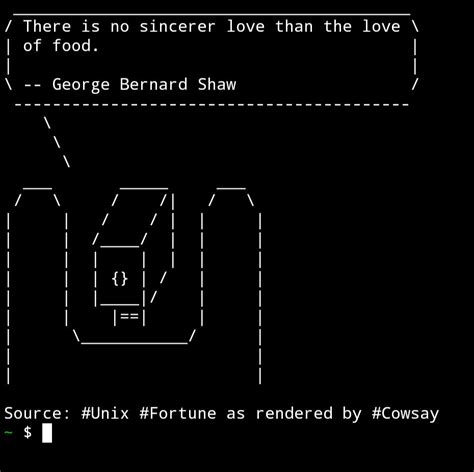 Quotes And Wisdom On Linkedin Unix Fortune Cowsay Quotes And Wisdom On Linkedin Unix Fortune Cowsay
