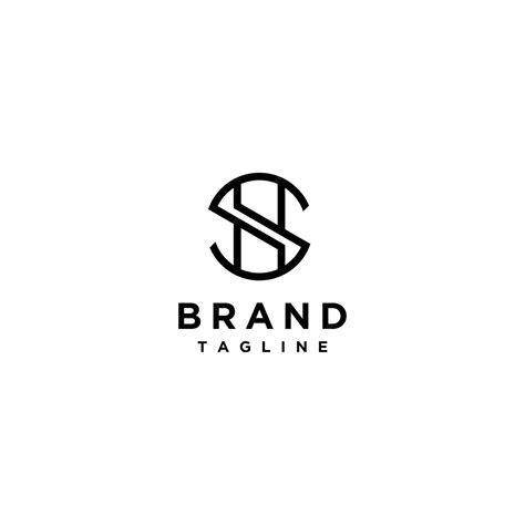 Premium Vector Minimalist Initial Letter Sh Logo Design Simple Sh