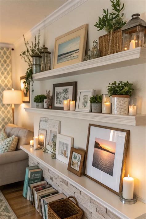 Chic Décor Ideas For Ledges Light And Layer