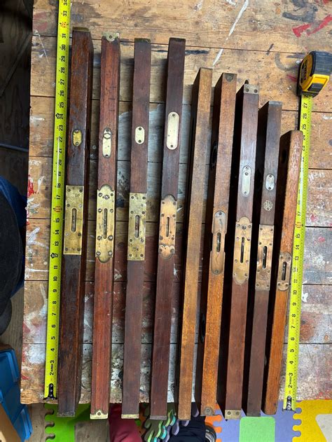 Vintage Wood Levels Etsy