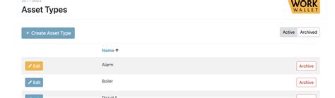 How Do I Createmanage Asset Types