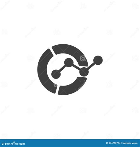 Analytics Diagram Vector Icon Stock Vector Illustration Of Logo