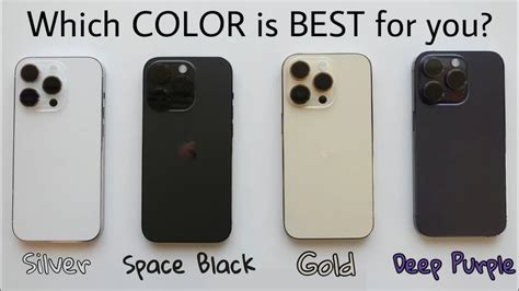 Iphone 14 Pro All Colors Unboxing And Hands On Comparison Gold Vs
