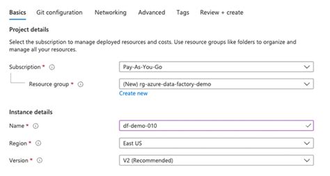 Create An Azure Data Factory Serverless Notes