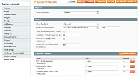 Magento Promotions And Discounts Module Magento Bundle Product Promoset