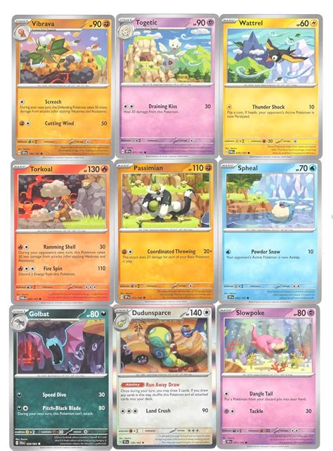 Pokemon Connecting Worlds 2024 9 Card Lot Artwork Collage