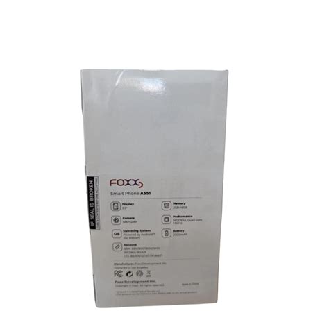Foxx A551 Smartphone 4g Lte Android Go Dual Cam 5 5 Display